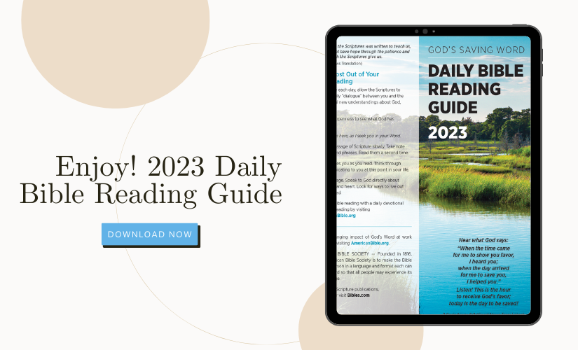 Enjoy! 2023 Daily Bible Reading Guide - American Bible Society